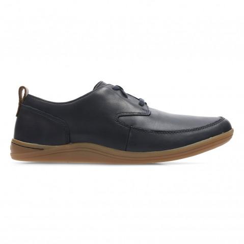 Buy Clarks Mapped Lo Navy Leather for Men Online | Clarks Shoes India
