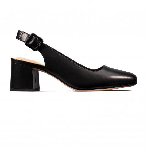 Buy Clarks Sheer Violet Black Leather for Women Online | Clarks Shoes India