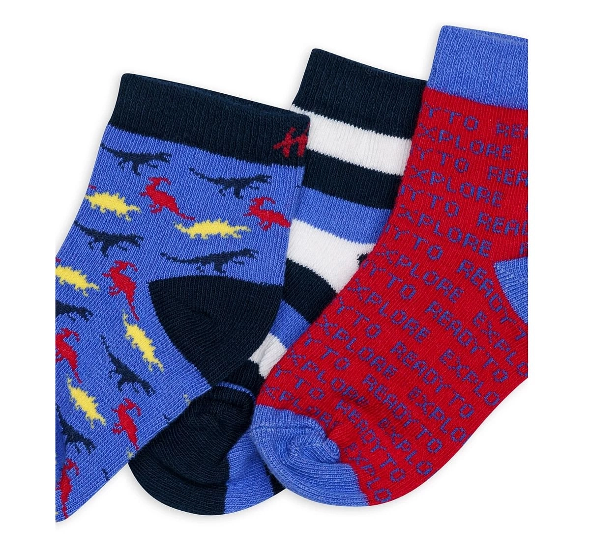 H by Hamleys Socks, Pack Of 3, Multicolour, 6M+