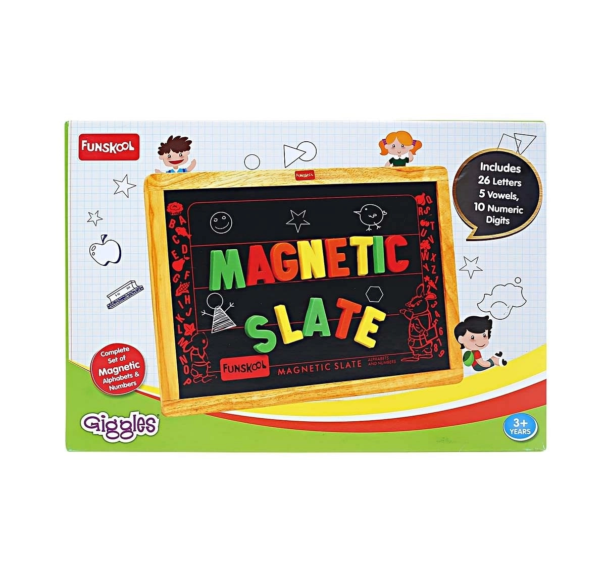 Shop Funskool Magnetic Slate Activity Table & Boards for Kids age 3Y+ | Hamleys India