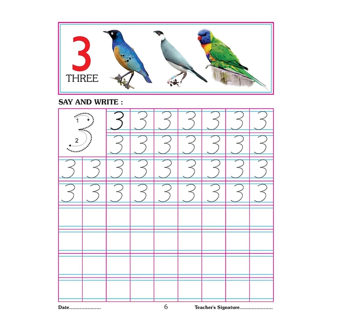 Dreamland Number Writing Book 1 to 20 for Kids: Multicolor - Hamleys ...