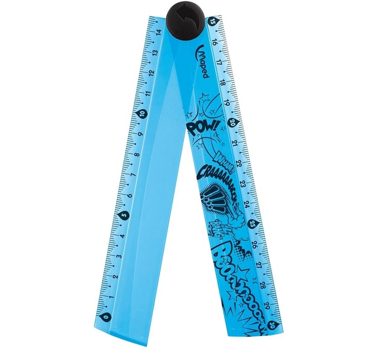 Maped Foldable Ruler 30cm Assorted Multicolour 7Y