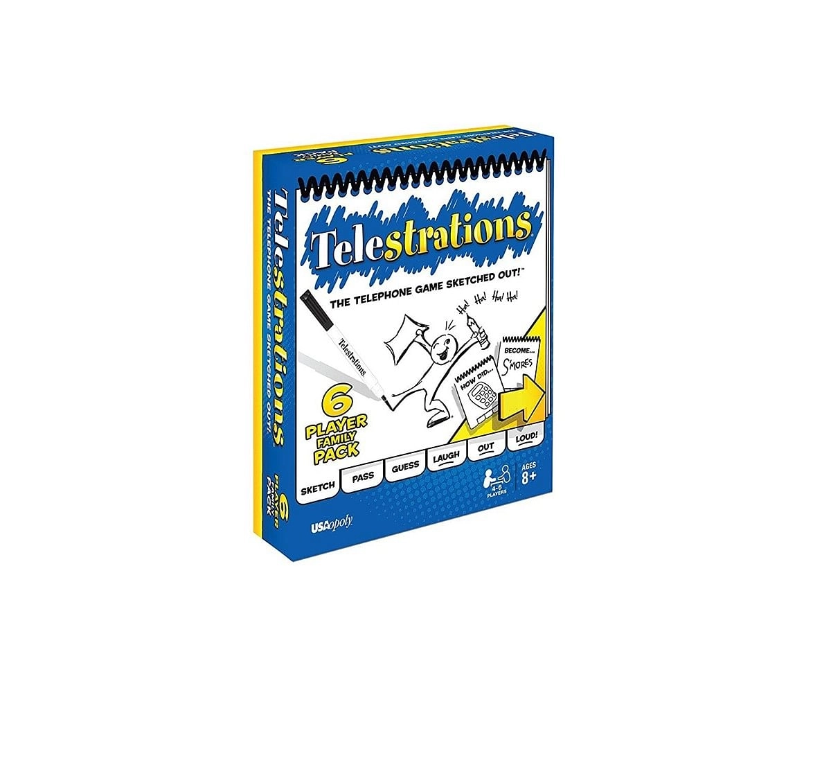 Shop Funskool Telestrations, Multi Color Board Games for Kids age 8Y ...
