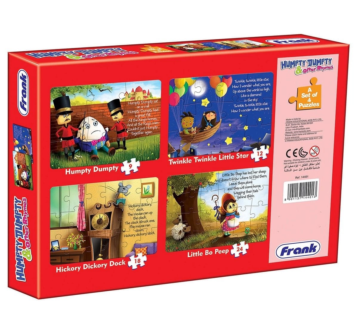 Buy Frank Humpty Dumpty And Other Rhymes Puzzle Puzzles for Kids Age 3Y ...