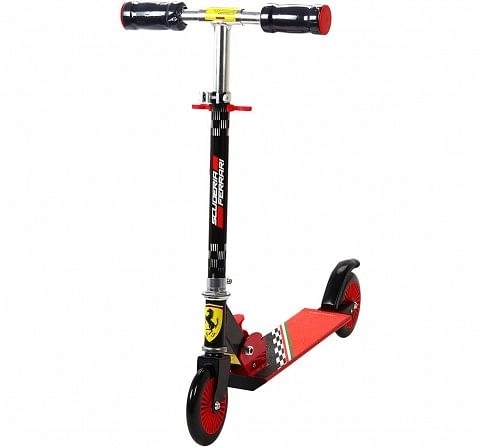 Shop Ferrari 2 Wheel Scooter Black Scooters for Kids age 3Y+ (Black ...