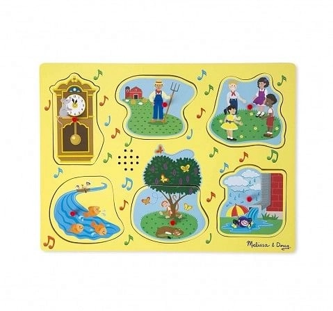 Buy Melissa And Doug Sing Along Nursery Rhymes Wooden Toys for Kids Age ...