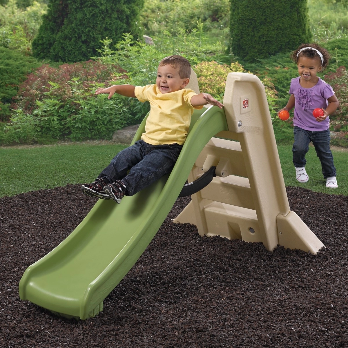 Step2 Naturally Playful Big Folding Slide Multicolour 2Y+