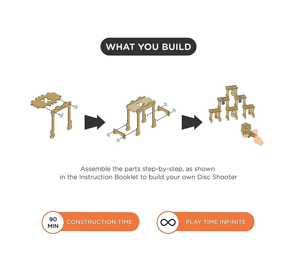 Shop Smartivity Jumble Tumble Disc Shooter - DIY for Kids age 6Y ...