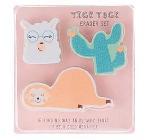 Shop Syloon Llama and Sloth Erasers Set of 3 School Stationery for Kids ...