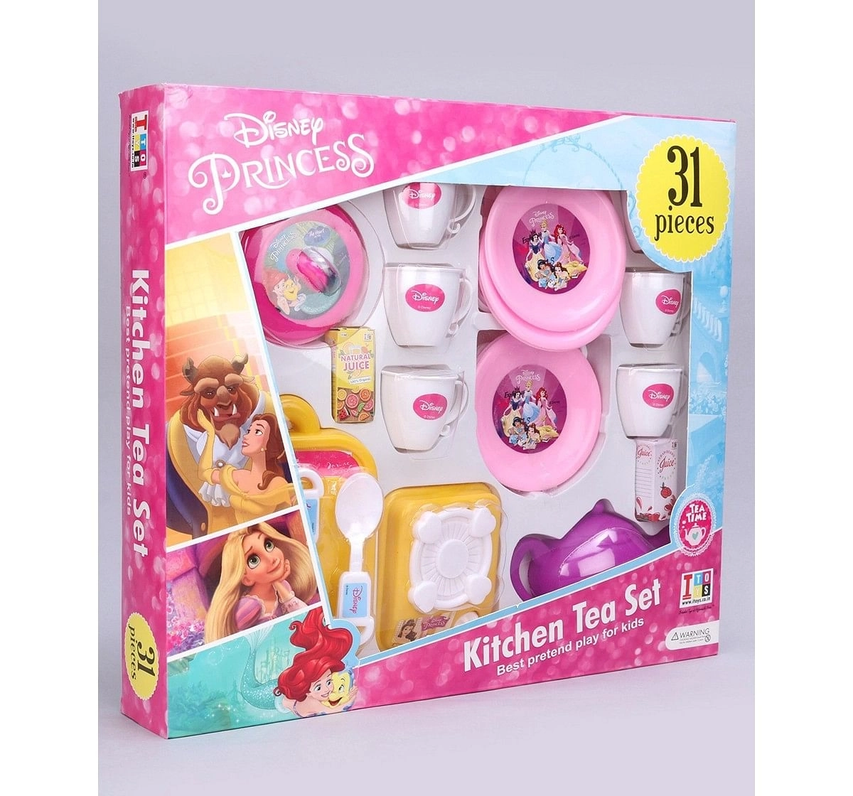Shop IToys Disney Princess Tea Party Set For Kids age 3Y+ | Hamleys India