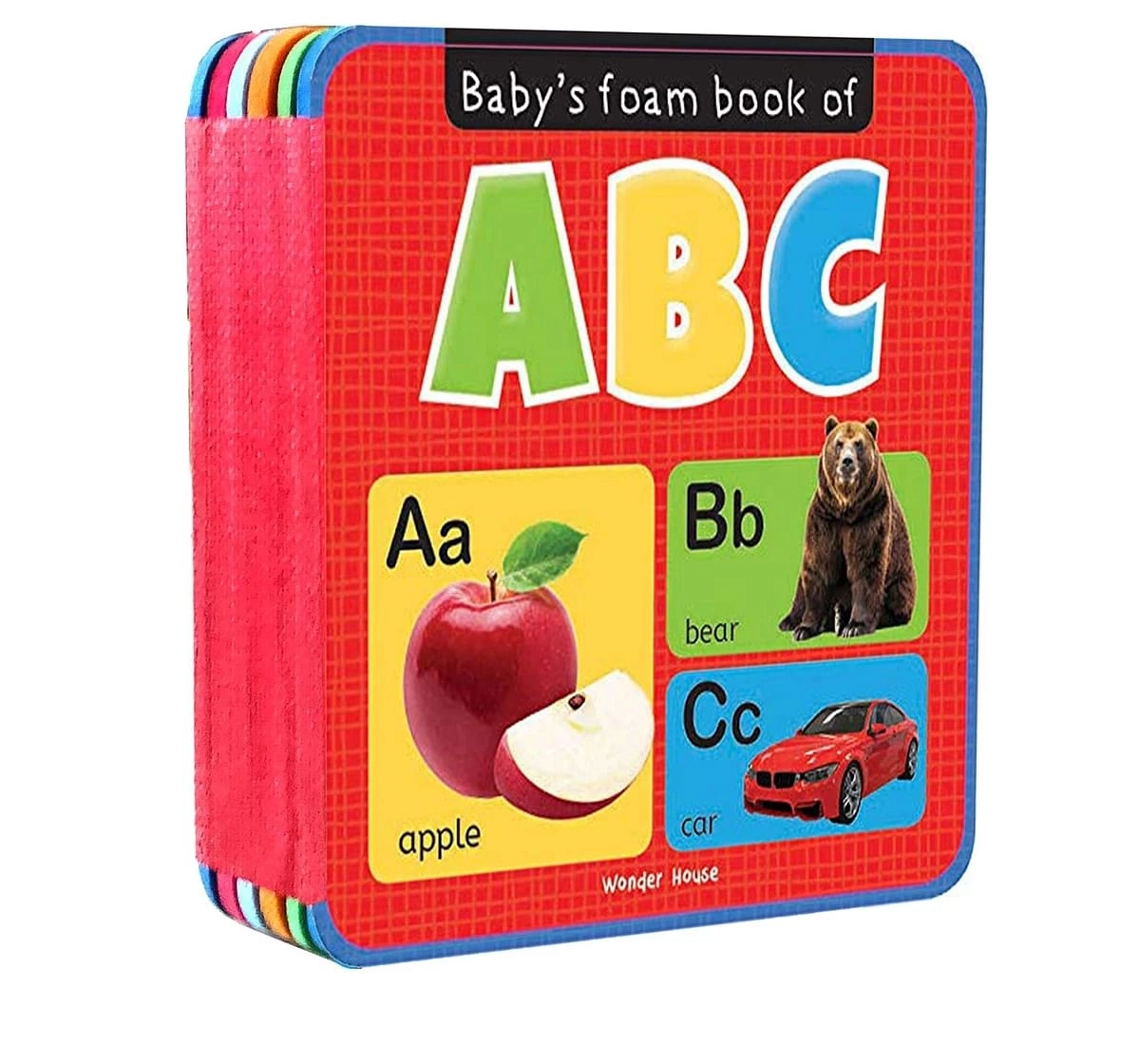 Wonder House Books Babys Foam Book of Abc for kids 0M+, Multicolour