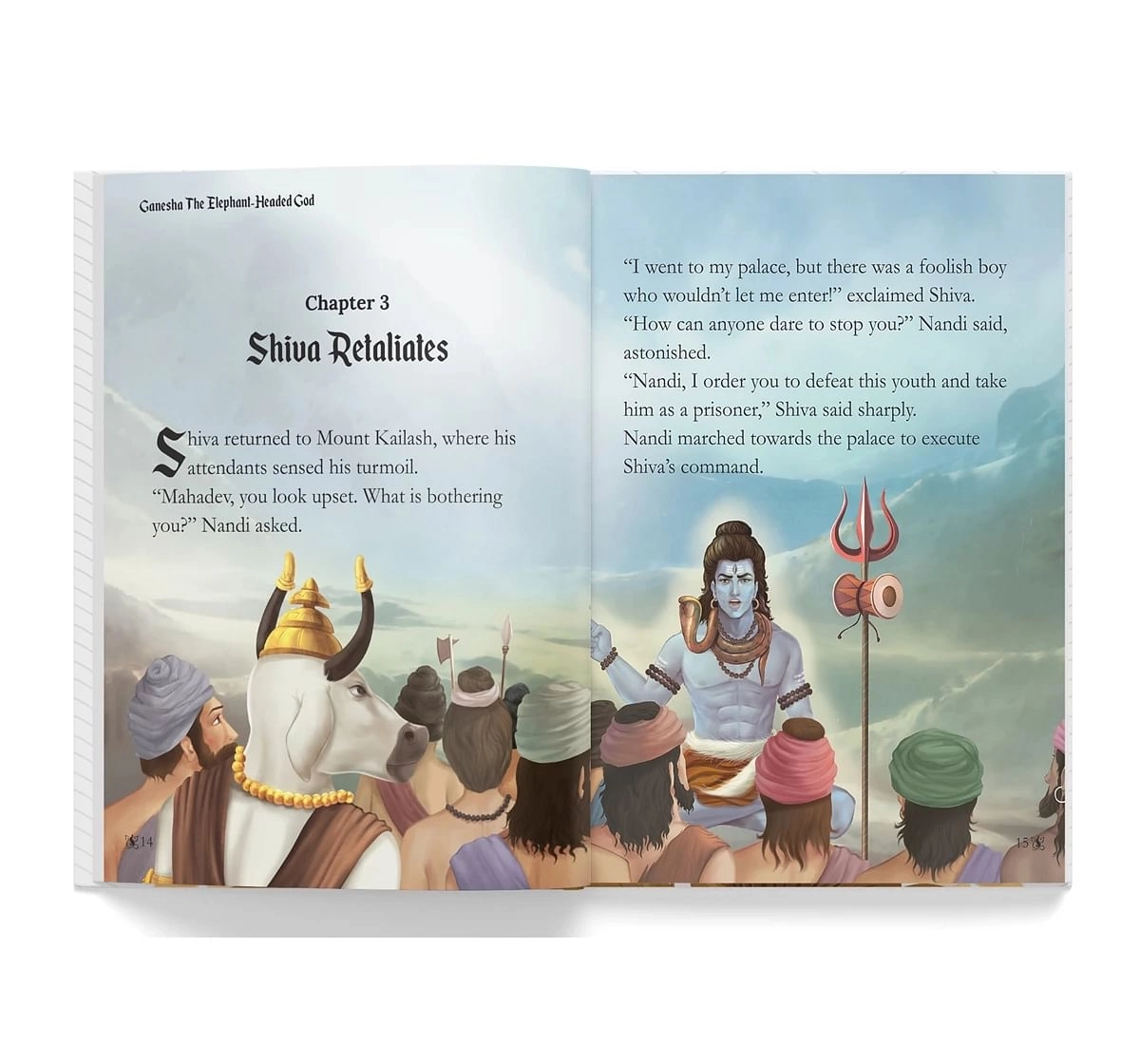 Wonder House Books Ganesha the Elephant Headed God Illustrated Stories ...