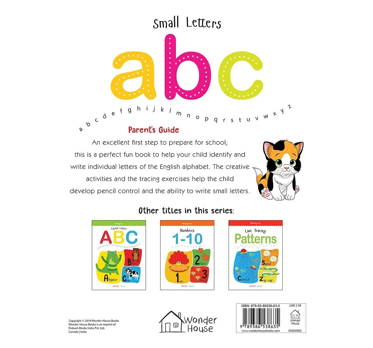 Wonder House Books Small Letters A To Z Write and Practice Books for ...