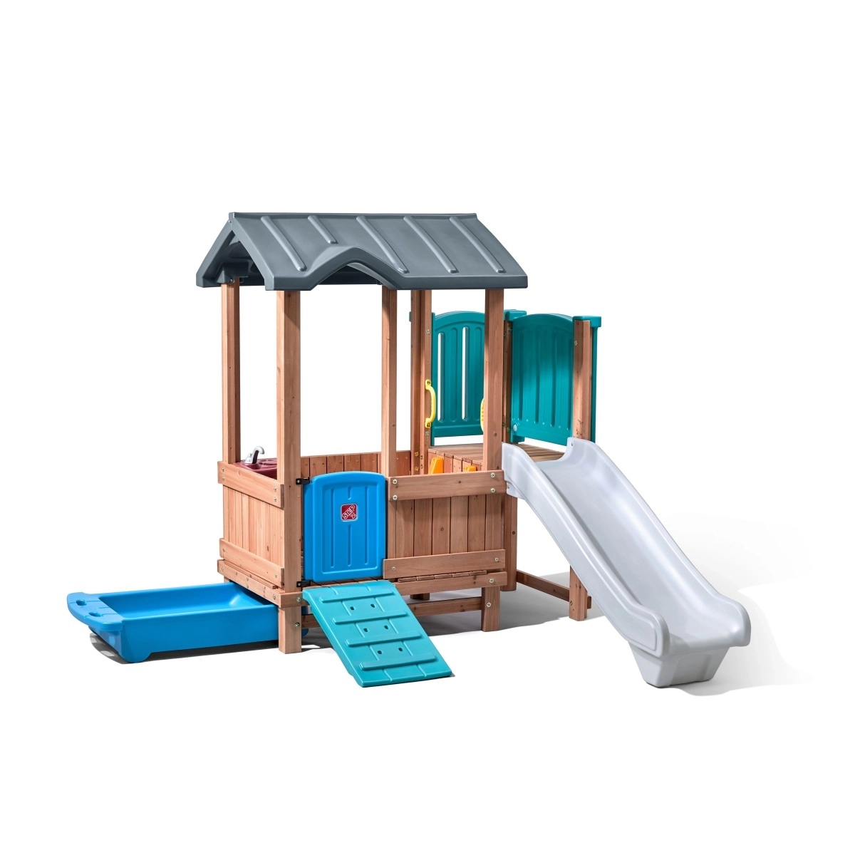 Step2 Woodland Adventure Playhouse & Slide Multicolour 3Y+