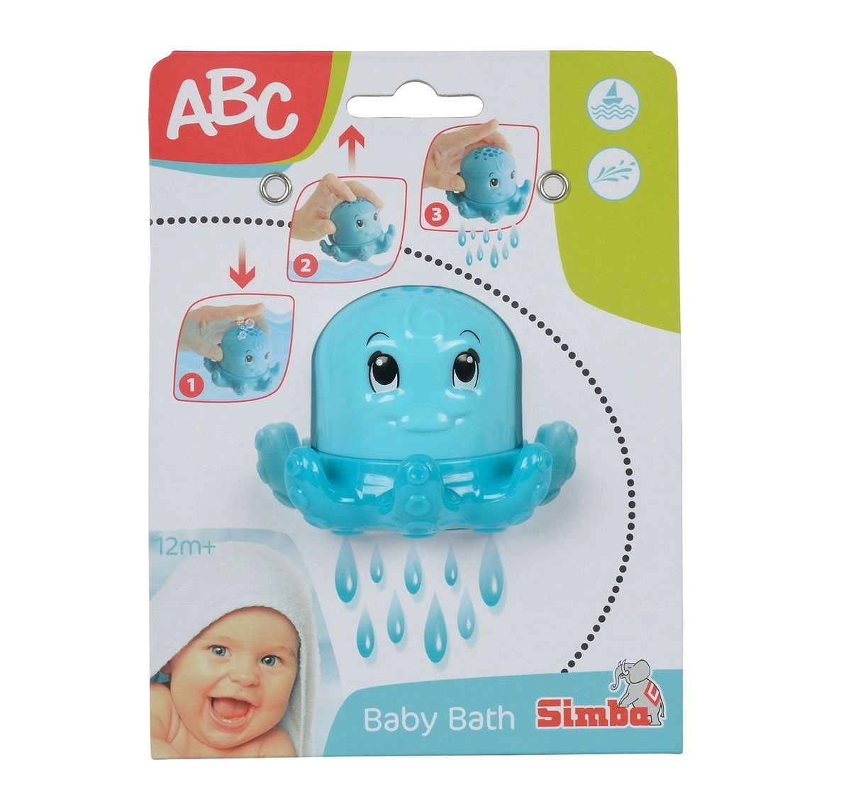 Simba ABC Bathing Octopus Multicolor 12M+