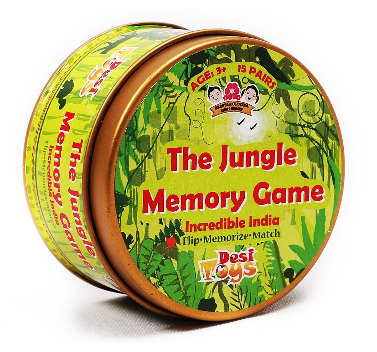 Shop Desi Toys Jungle Memory Card Game for Kids age 3Y+ - 1.27 Cm ...