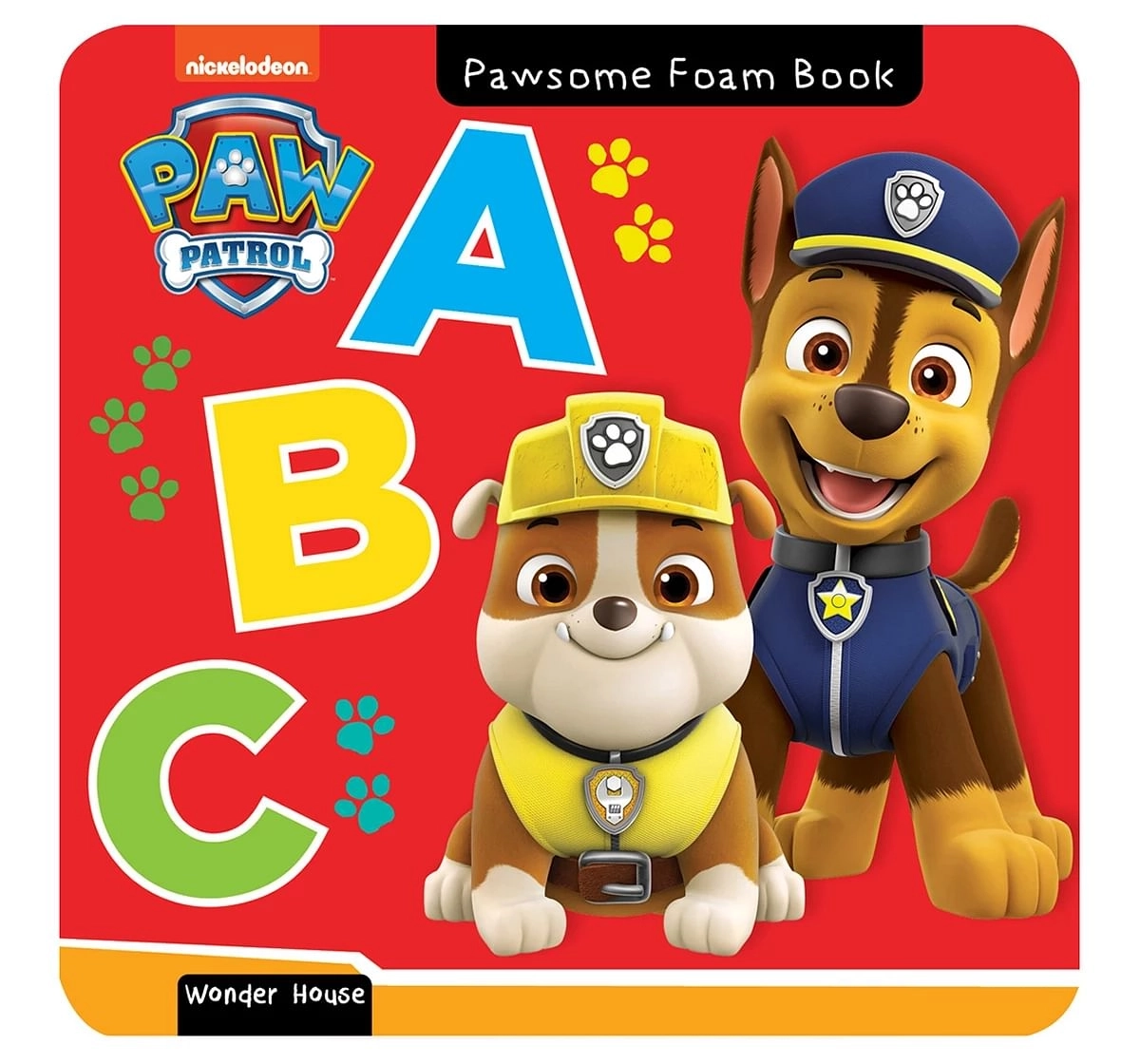 Wonder House Books Paw Patrol ABC Foam Book for kids 0M+, Multicolour