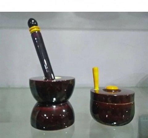 Shop Folktales Handmade Chakki Set Wooden Toys for Kids age 1Y+ (Brown ...