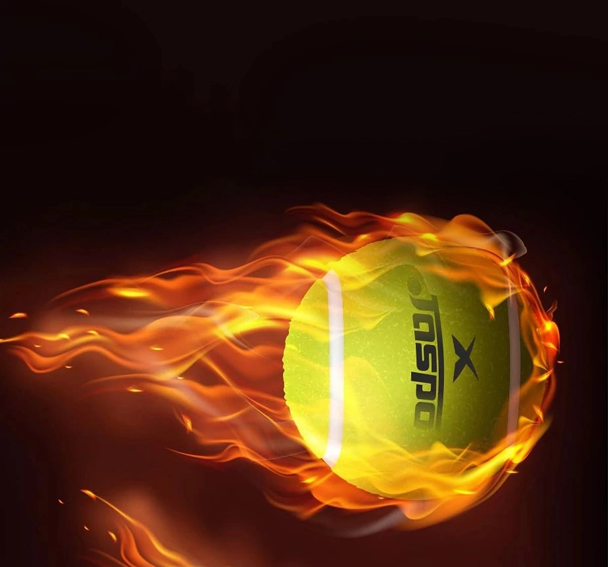 Jaspo Natural Rubber Synthetic Light Weight Cricket Tennis Ball Green ...