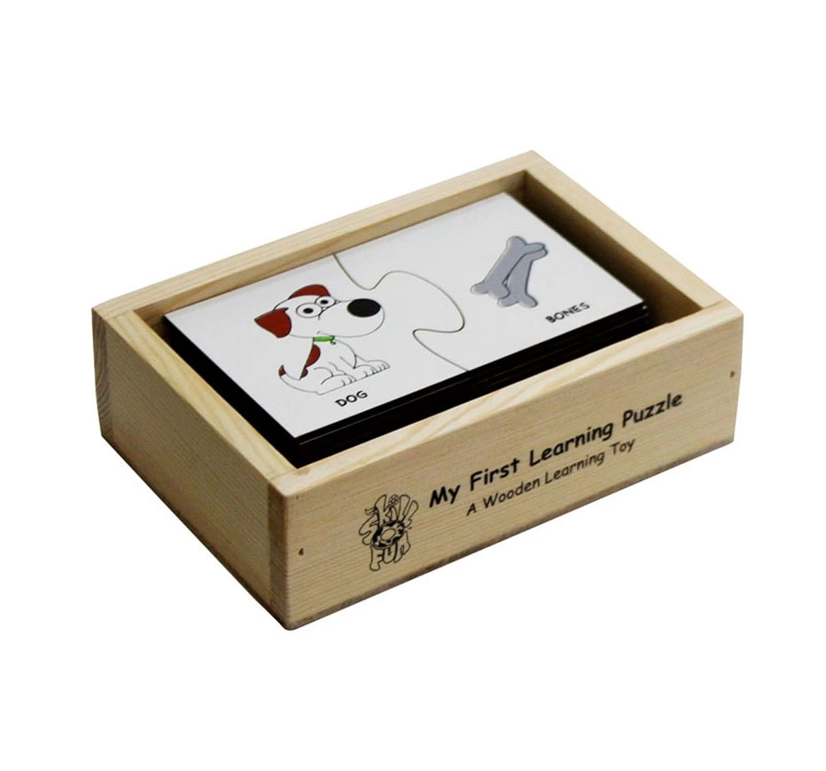 Skillofun My First Learning Puzzle Animal & Food Set Of 15, 3Y+