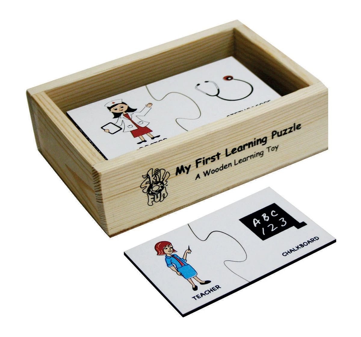 Skillofun My First Learning Puzzle Professions Set Of 15, 3Y+