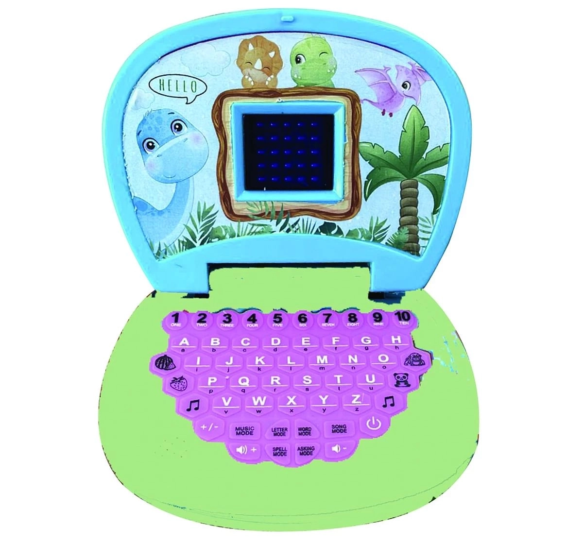 Kids Learning Laptop Dino