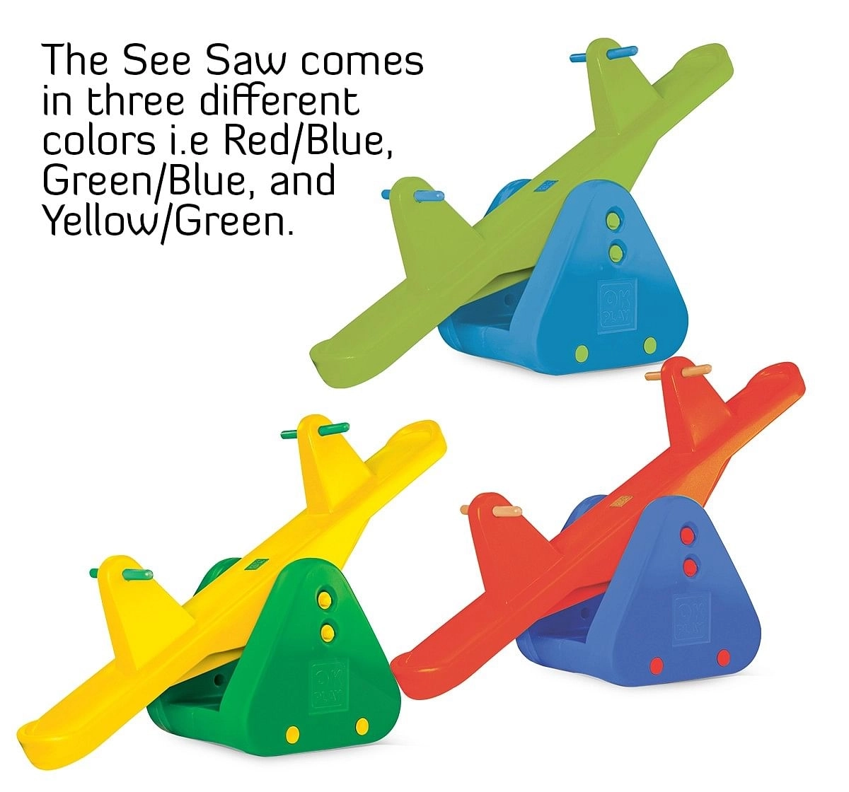 Ok Play See Saw Rocker for Kids Jhulla Multicolor 3Y+