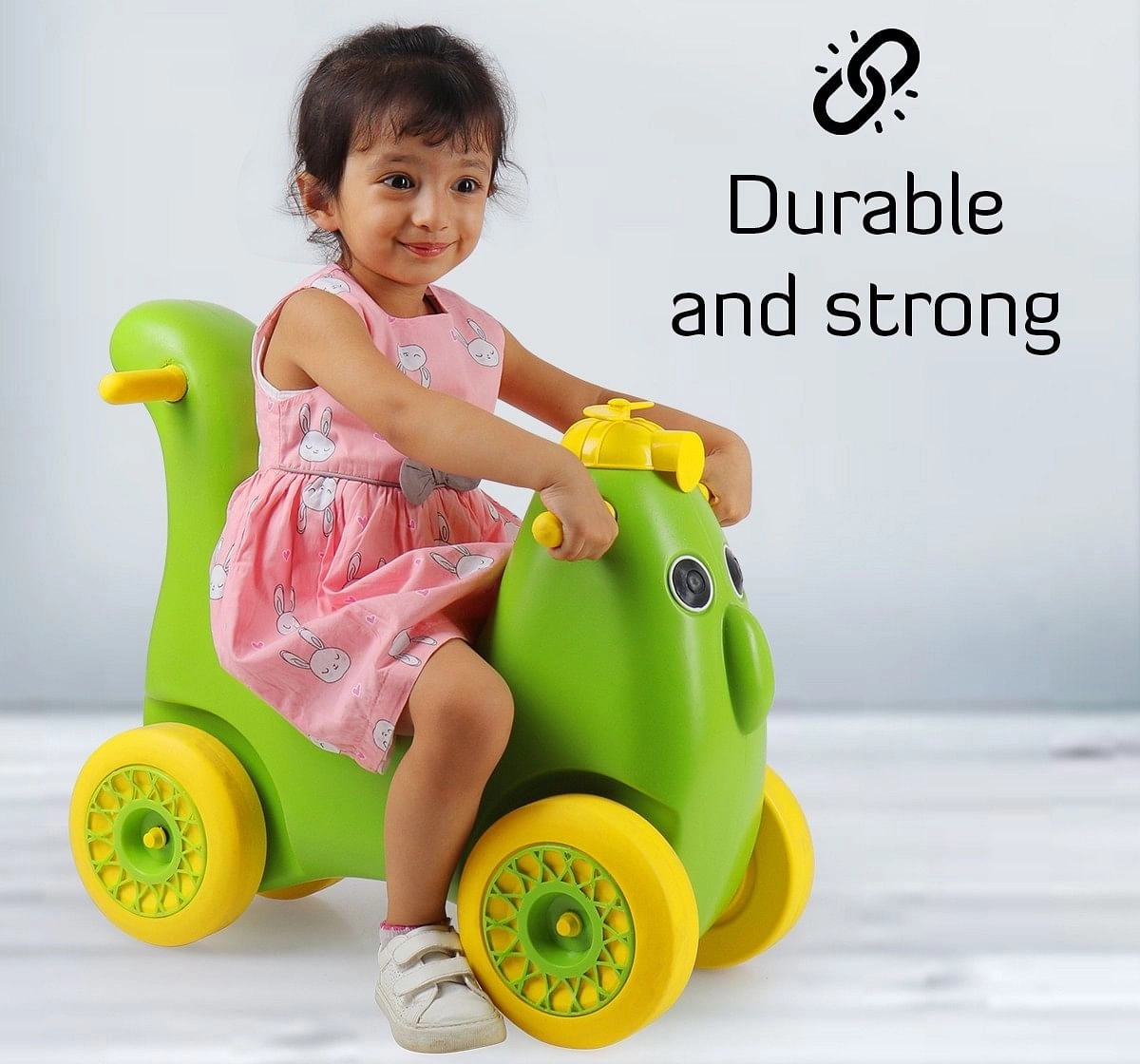 Ok Play Scoot Hoot Push Rider for Kids Pony Ride On Toy with Curved ...