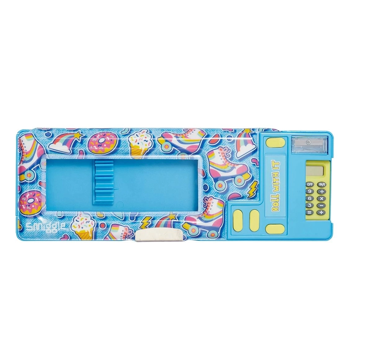 Smiggle Bright Side Pop Out Pencil Case with Calculator box for Kids 3Y ...