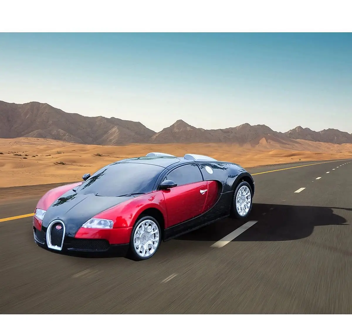 Playzu Bugatti Veyron 1:14 Kids Remote Control Car 6Y+, Red