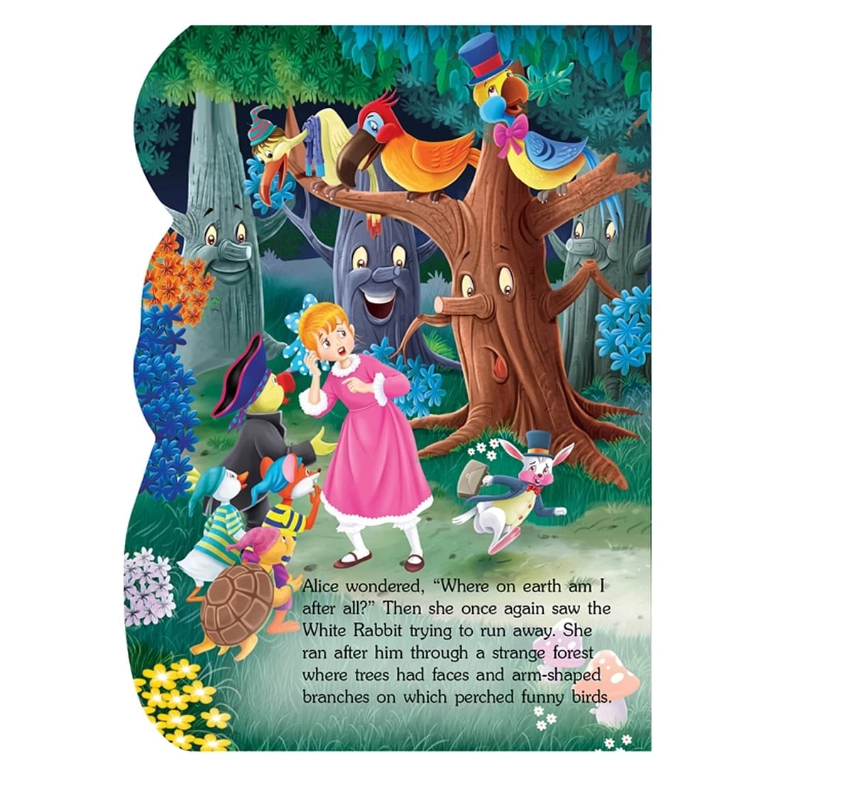 Dreamland Wonderful Alice In Wond Board Books for Kids 3Y+, Multicolour
