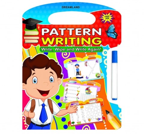Dreamland Paperback Write and Wipe Patterns Books for Kids 2Y+, Multicolour