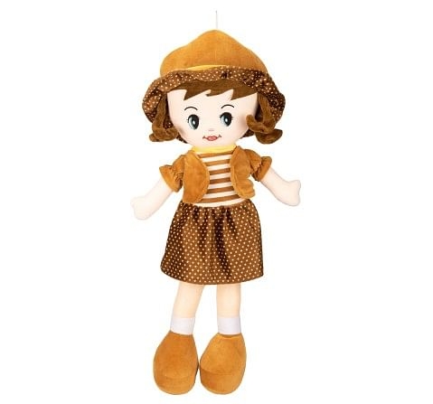 Toytales Winky Doll 40Cm Rag Dolls Brown 3Y+