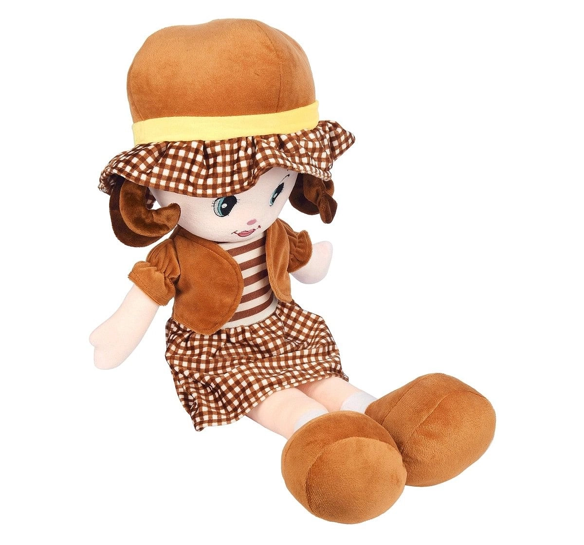Toytales Winky Doll 80Cm Rag Dolls Brown 3Y+