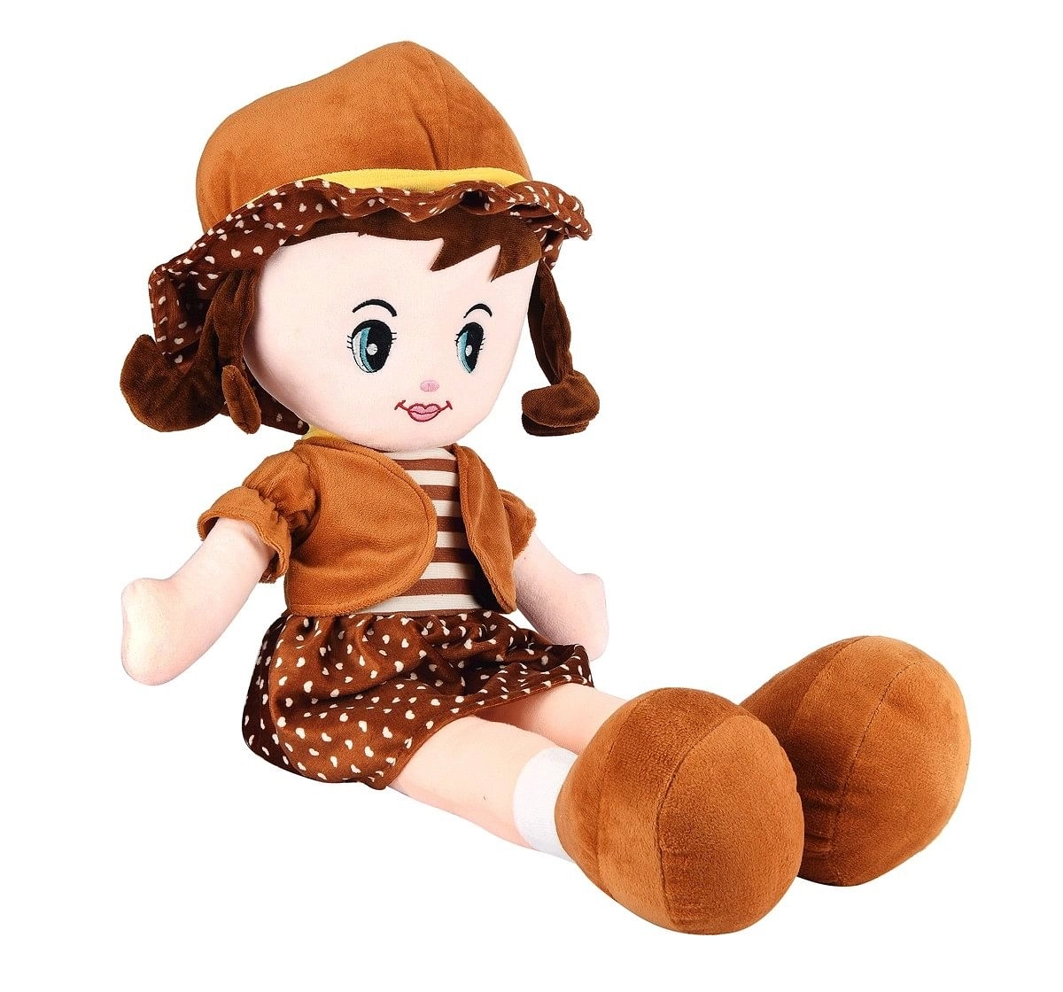 Toytales Winky Doll 80Cm Rag Dolls Brown 3Y+