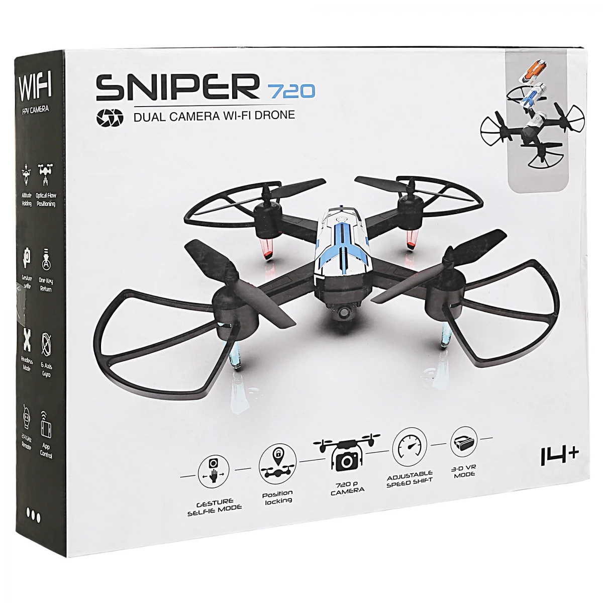 Electrobotic Dual Camera Drone With Altitude Hold Position Holding 720P ...