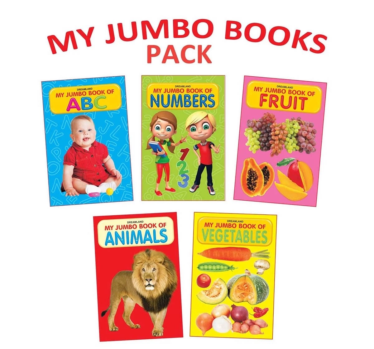 Dreamland Paper Back My Jumbo Series 5 Early Learning Book for kids 3Y ...