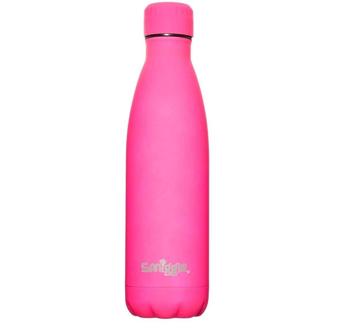 Smiggle Colour Bop Neon Collection Bottle Steel Pink 4Y+