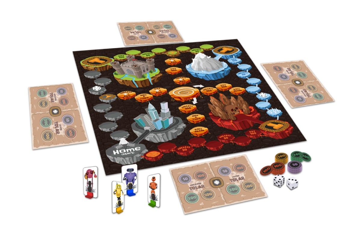 Luma World Terra Loop: An Adventure Board Game Multicolour 7Y+