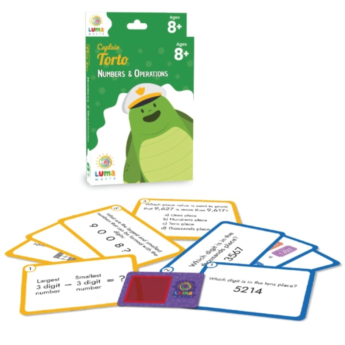 Luma World Captain Torto Flashcards Multicolour 8Y+