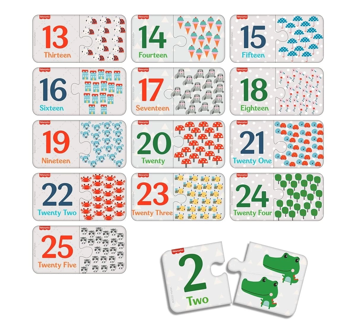 Fun with Numbers Educational Jigsaw Puzzle by Fisher Price for Kids Age ...