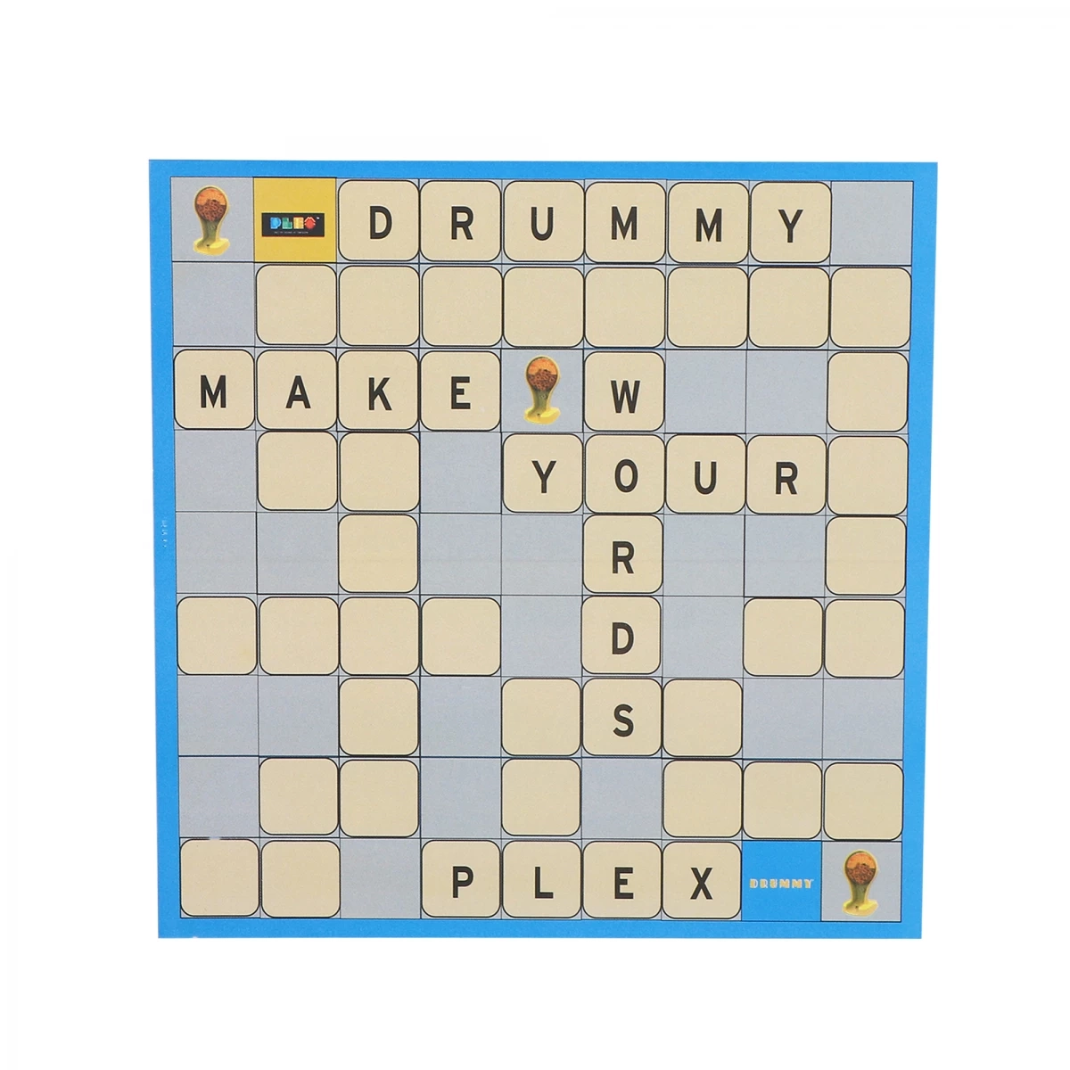 Plex Drummy – Spin Game - Word, 6Yrs+, Perfect For Indoor & Outdoor