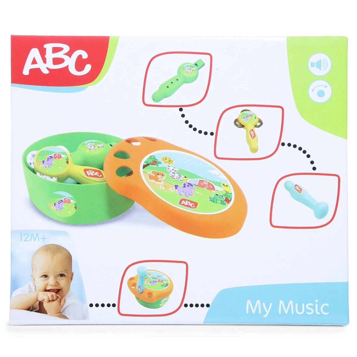 Simba ABC Drum Orchestra Multicolour 18M+