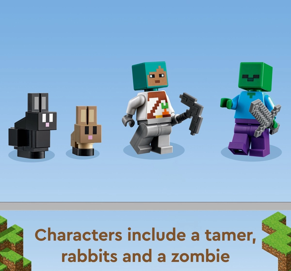 LEGO Minecraft The Rabbit Ranch 21181 Building Kit 340 Pieces ...