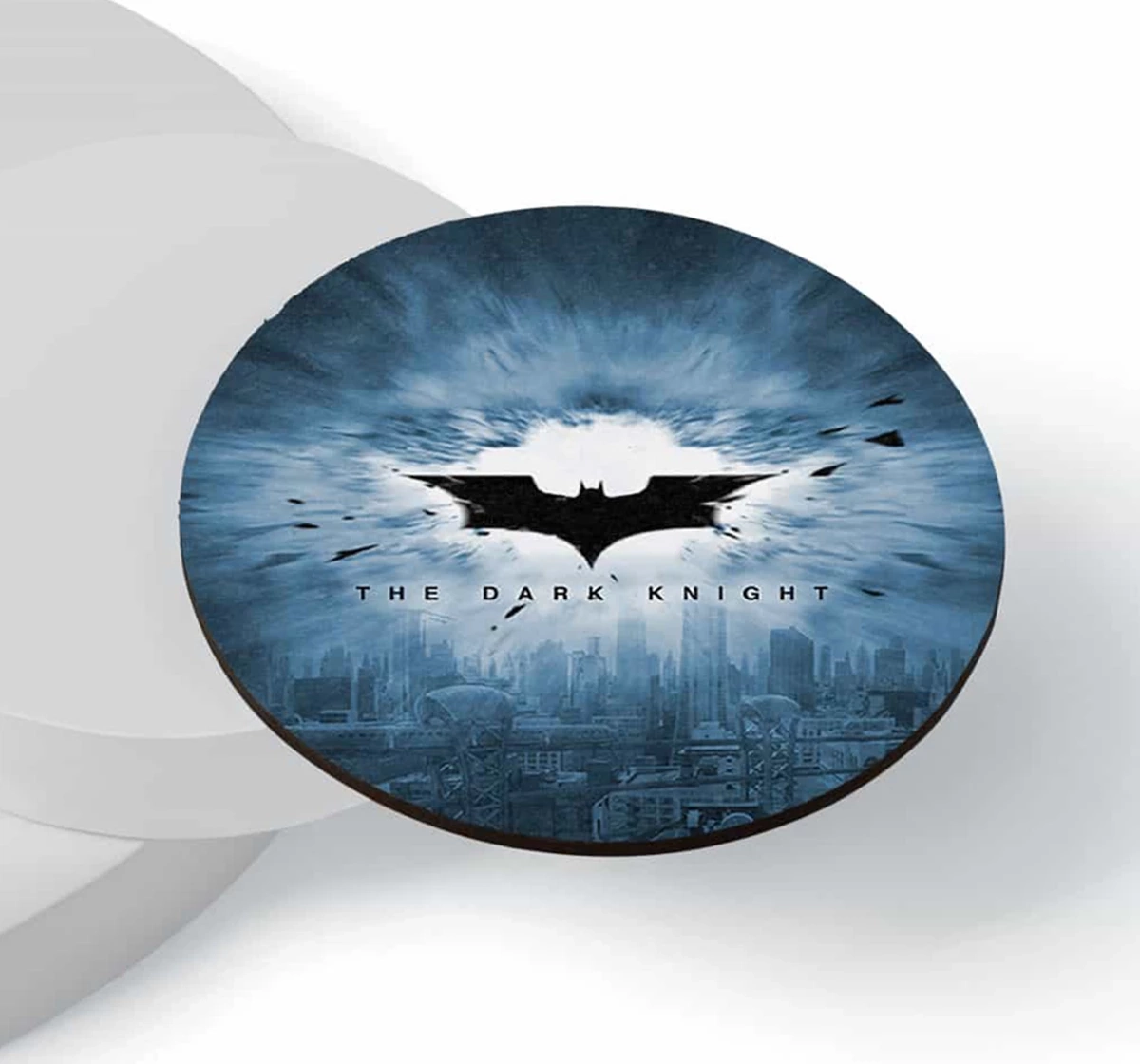 Macmerise The Dark Knight Circular Coasters Multicolour 12Y+