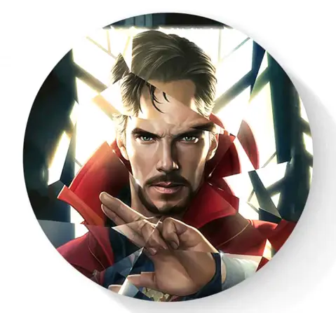 Macmerise Doctor Strange Geometric Circular Coasters Multicolour 12Y+