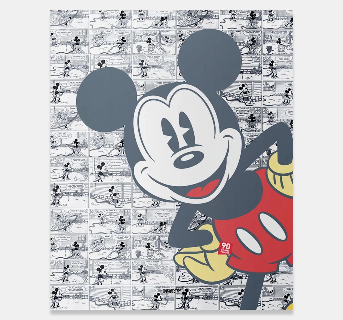 Macmerise Mickey Comic strip Fridge Magnets Multicolour 12Y+