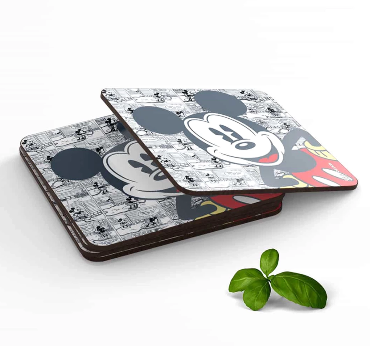 Macmerise Mickey Comic strip 10 X 10 cm Coasters Multicolour 12Y+