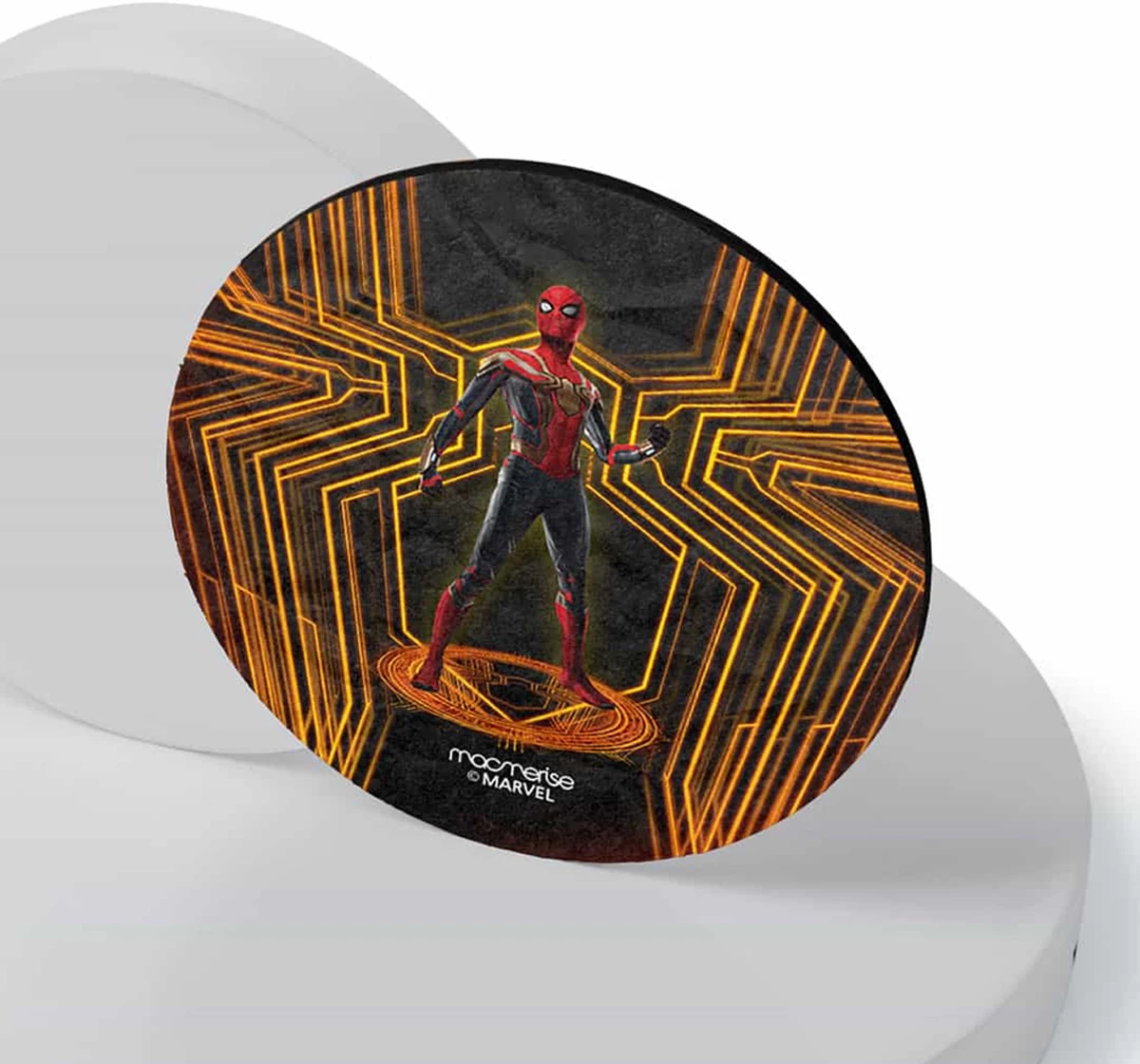 Macmerise Extraordinary Spiderman Circular Coasters Multicolour 12Y+