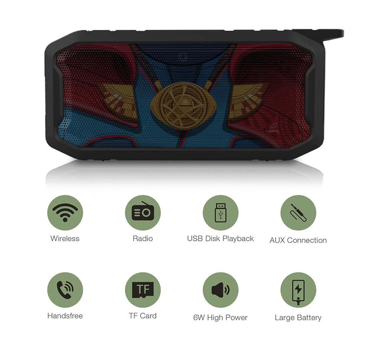 Macmerise Suit up Dr Strange Melody Bluetooth Speaker Multicolour 12Y+